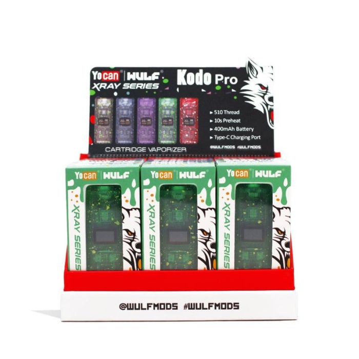 Yocan Wulf Kodo Pro X-Ray 510 Battery Display